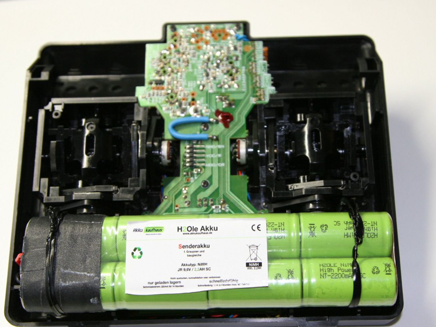 Fernsteuerung Graupner JR MC10 inkl. Empfänger & neuer Akku (Gebraucht ...