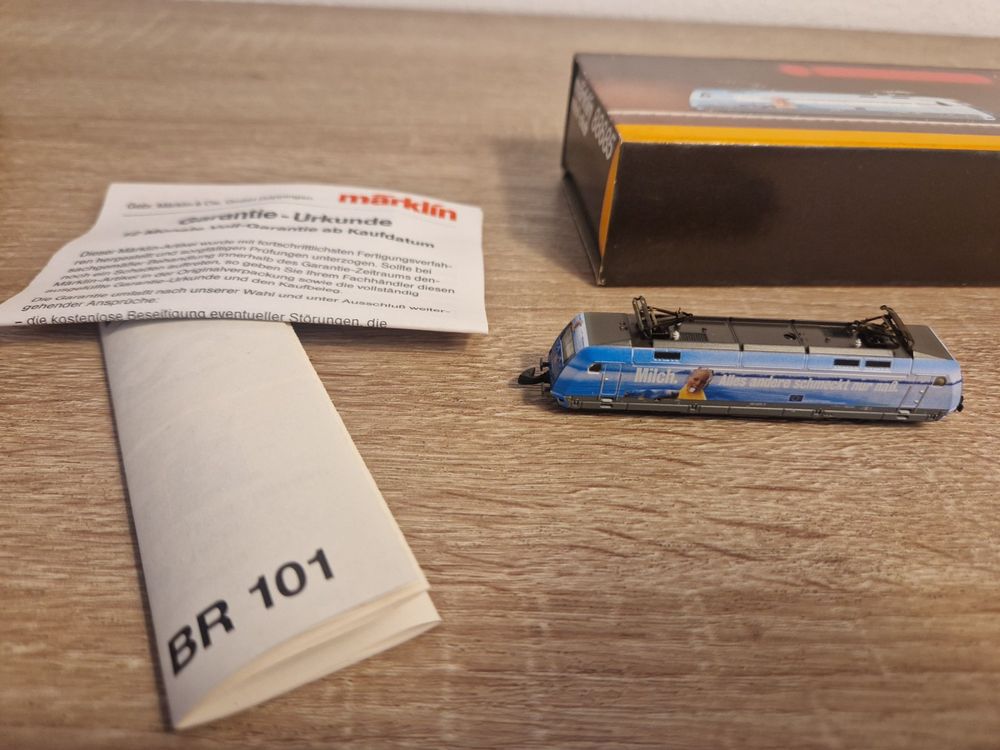 Märklin Z 88685 E-Lok Milch BR 101 DB (D'occasion) à St-Aubin-Sauges ...