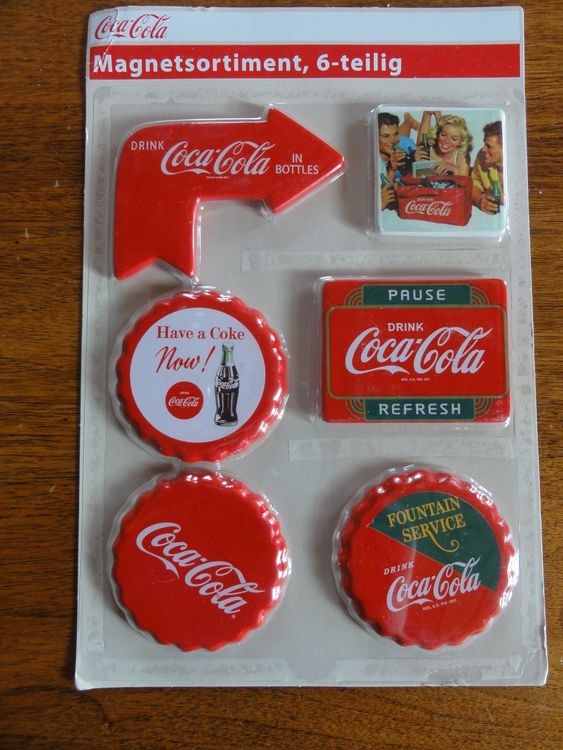 Lot de magnets Coca-Cola (Neuf avec emballage d'origine) à L' Auberson ...