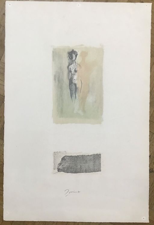 Interessante Lithographie Unleserlich Signiert | Kaufen auf Ricardo