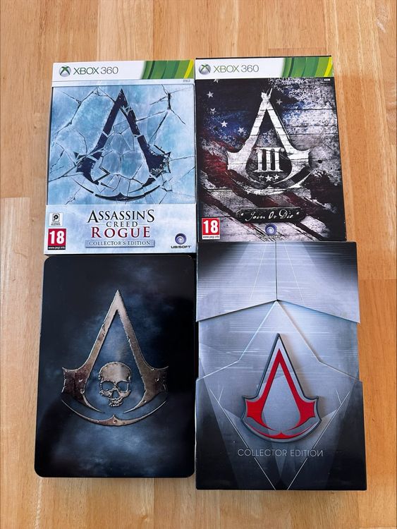 Xbox 360 Assassin's Creed Collectors Collection 4 Boxen | Kaufen auf ...
