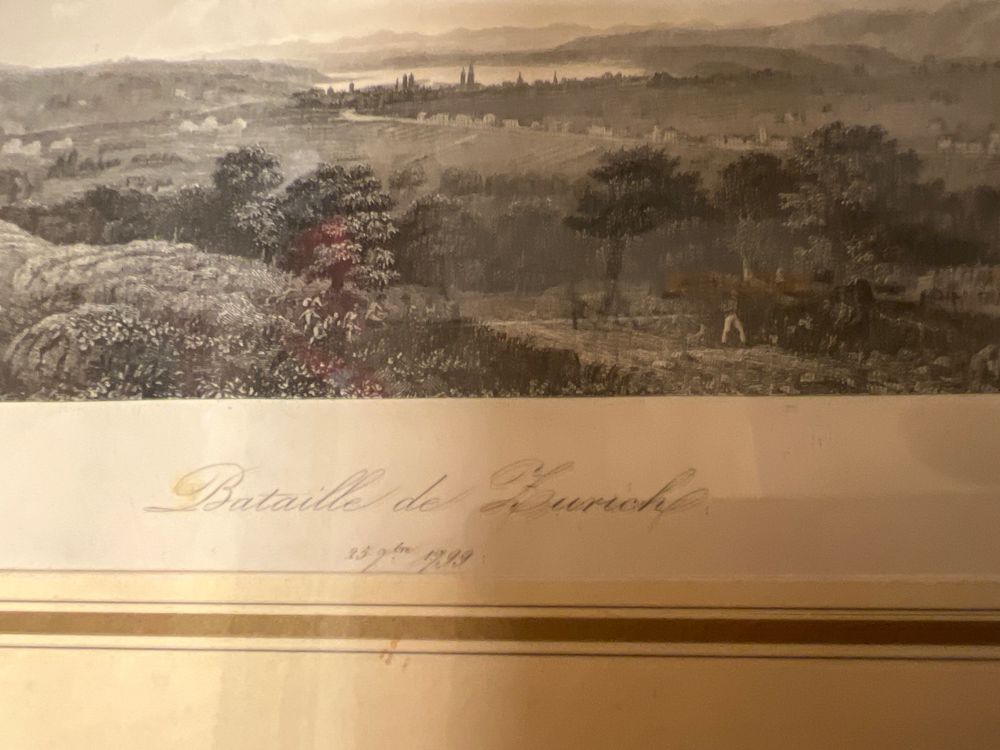Alter Stich Bataille de Zürich 1799 | Kaufen auf Ricardo