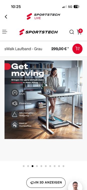 Sportstech sWalk Laufband (Neu (gemäss Beschreibung)) in Emmen für CHF ...
