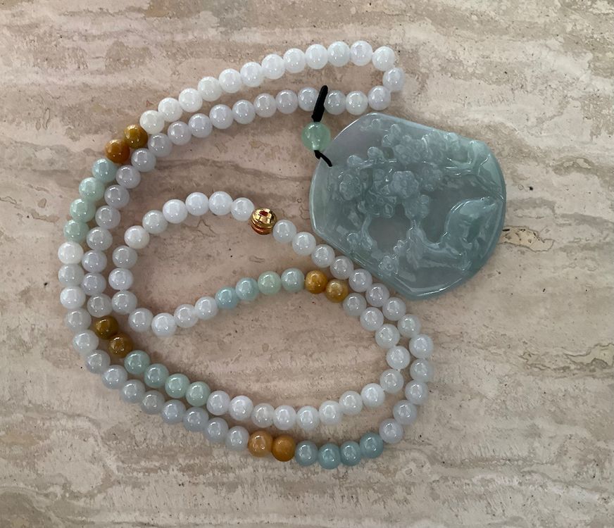 Halskette aus Jadeite-Jade | Kaufen auf Ricardo