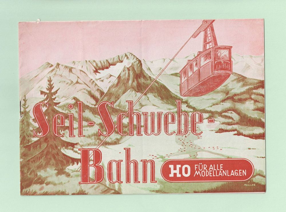 T052 - Broschüre Seil-Schwebe Bahn H0 (Antik) in Frenkendorf für CHF 4 – mit Lieferung auf ...