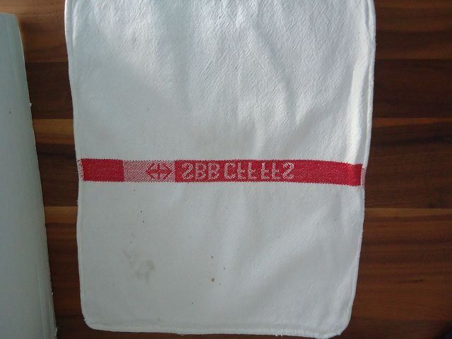 SBB original altes Putztuch mit rotem Schriftzug SBB (Gebraucht) in ...