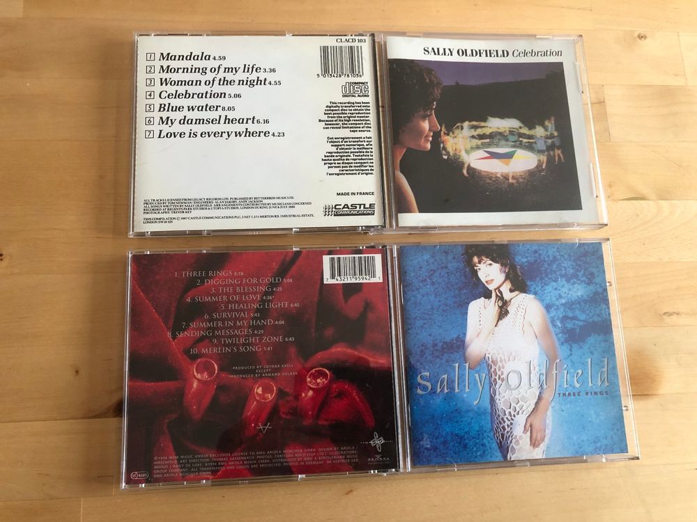 SALLY OLDFIELD MIKE tolle Three rings + Celebration CD Kult (Gebraucht) in Basel für CHF 9.9 ...