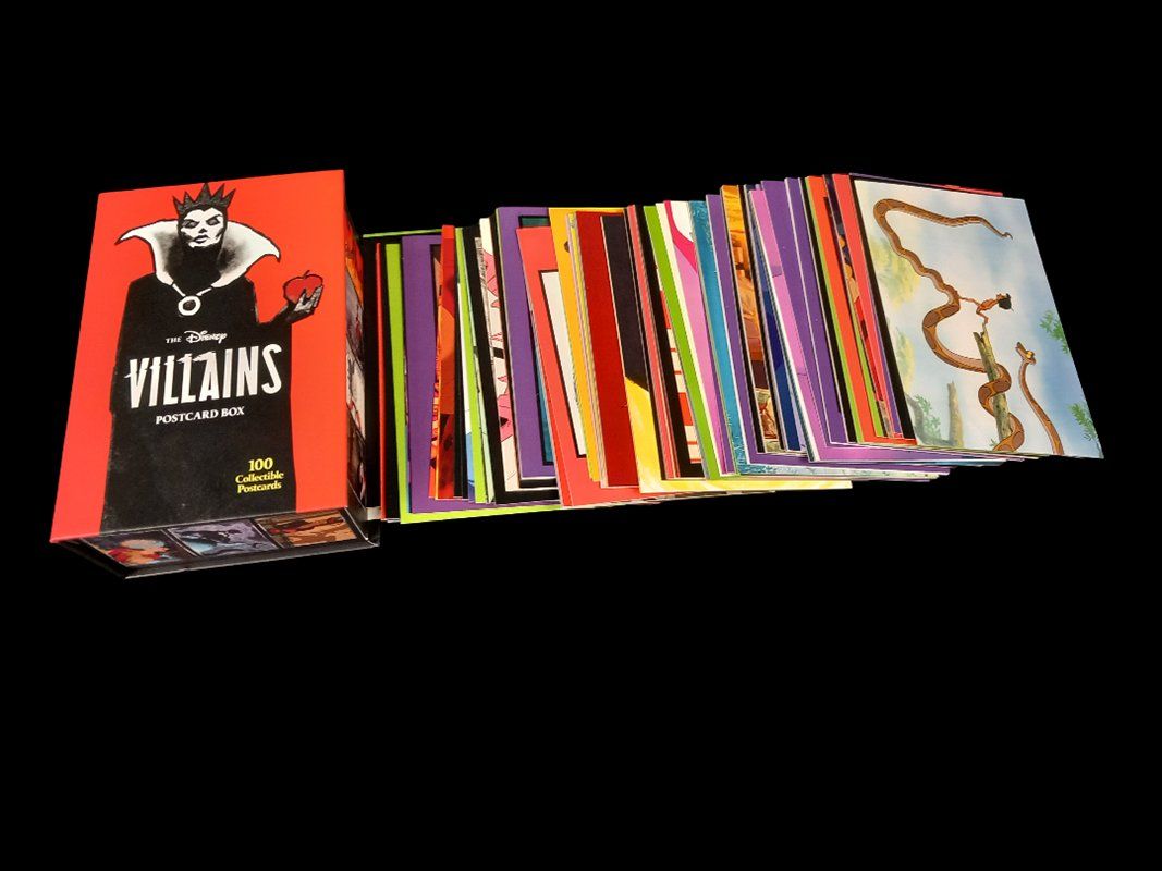 Postcard Box (The Disney Villains) (Neu (gemäss Beschreibung)) in ...