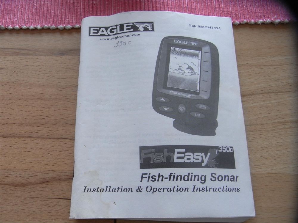 Echolot Eagle 350c inkl. 8 Batterien (Gebraucht) in Ittigen für CHF 41 ...