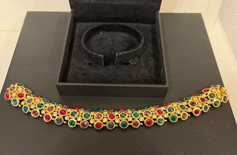 Swarovski Statement Armband 18k vergoldet mit original Box | Kaufen auf Ricardo