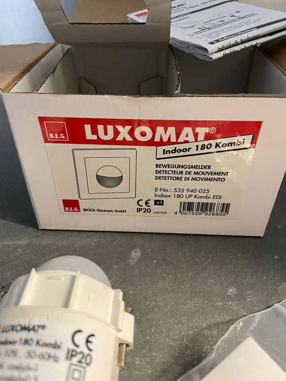 Luxomat Bewegungsmelder indoor 180 UP kombi EDI | Kaufen auf Ricardo