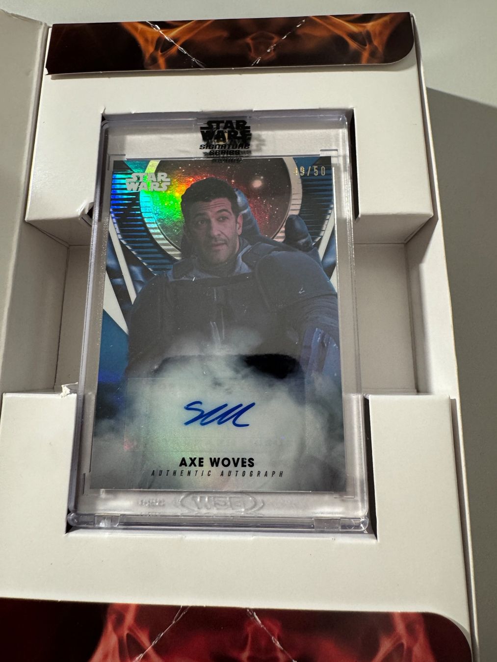 Star Wars Autogramm Karte - Axe Woves - Top Zustand! 49/50 (Gebraucht ...