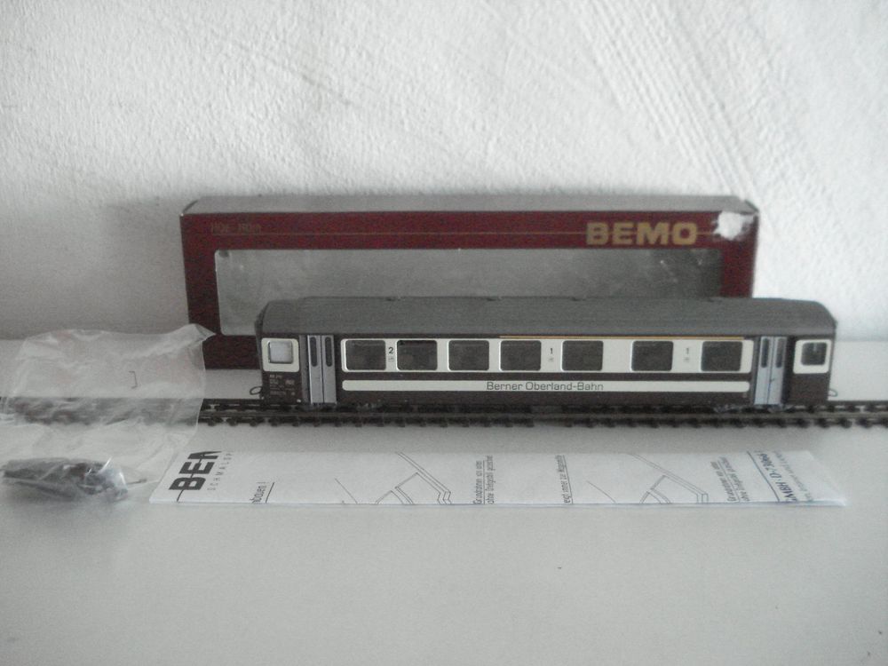 Bemo H0m: Personenwagen AB 212 der BOB, OVP, wie neu | Kaufen auf Ricardo