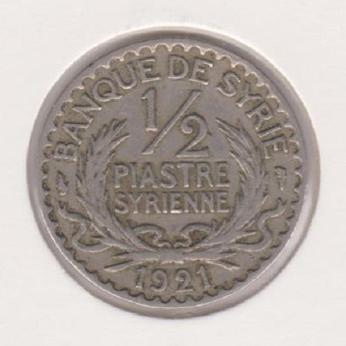 Syria 1/2 Piastre 1921 French Protectorate | Kaufen auf Ricardo