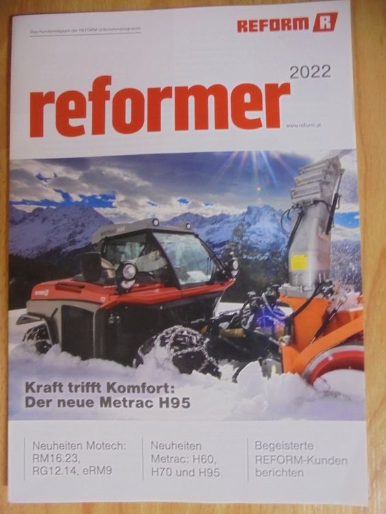 Reform Metrac Muli Traktor Prospekt | Kaufen auf Ricardo