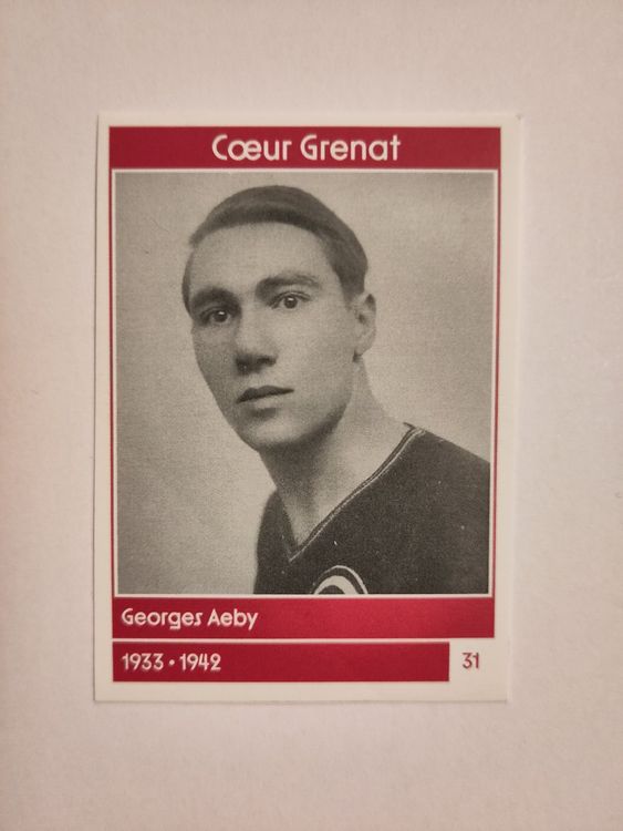 Autocollant coeur grenat (Servette FC) - Georges Aeby (Gebraucht) in ...