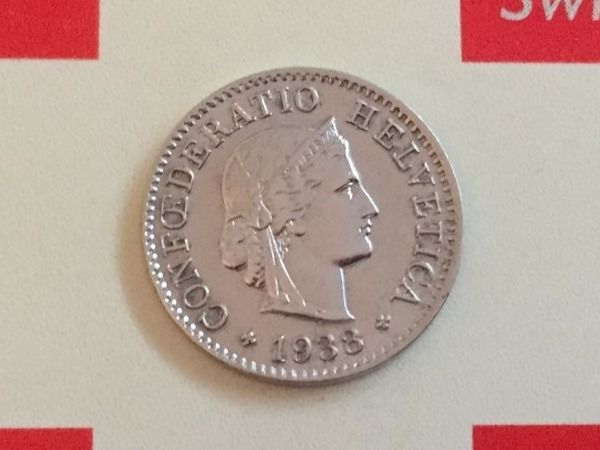 5 Rappen 1938 vz, nur 1,0 Mio! (Gebraucht) in Elsau für CHF 3.8 – mit Lieferung auf Ricardo kaufen