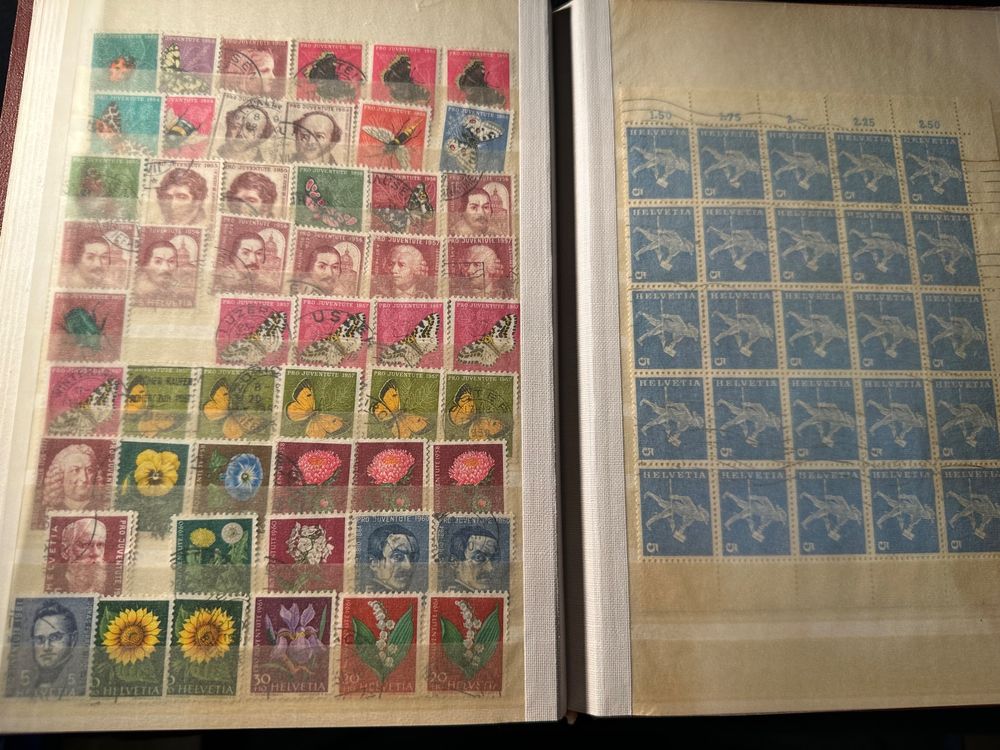 Interessantes Album Alt- Schweiz Pro Juventute Pro Patria+++ (Gebraucht ...