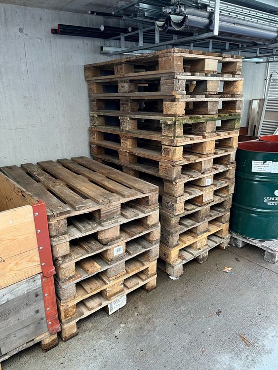 Europaletten (25 Stück) (Gebraucht) in Kriens für CHF 2 – nur Abholung auf Ricardo kaufen