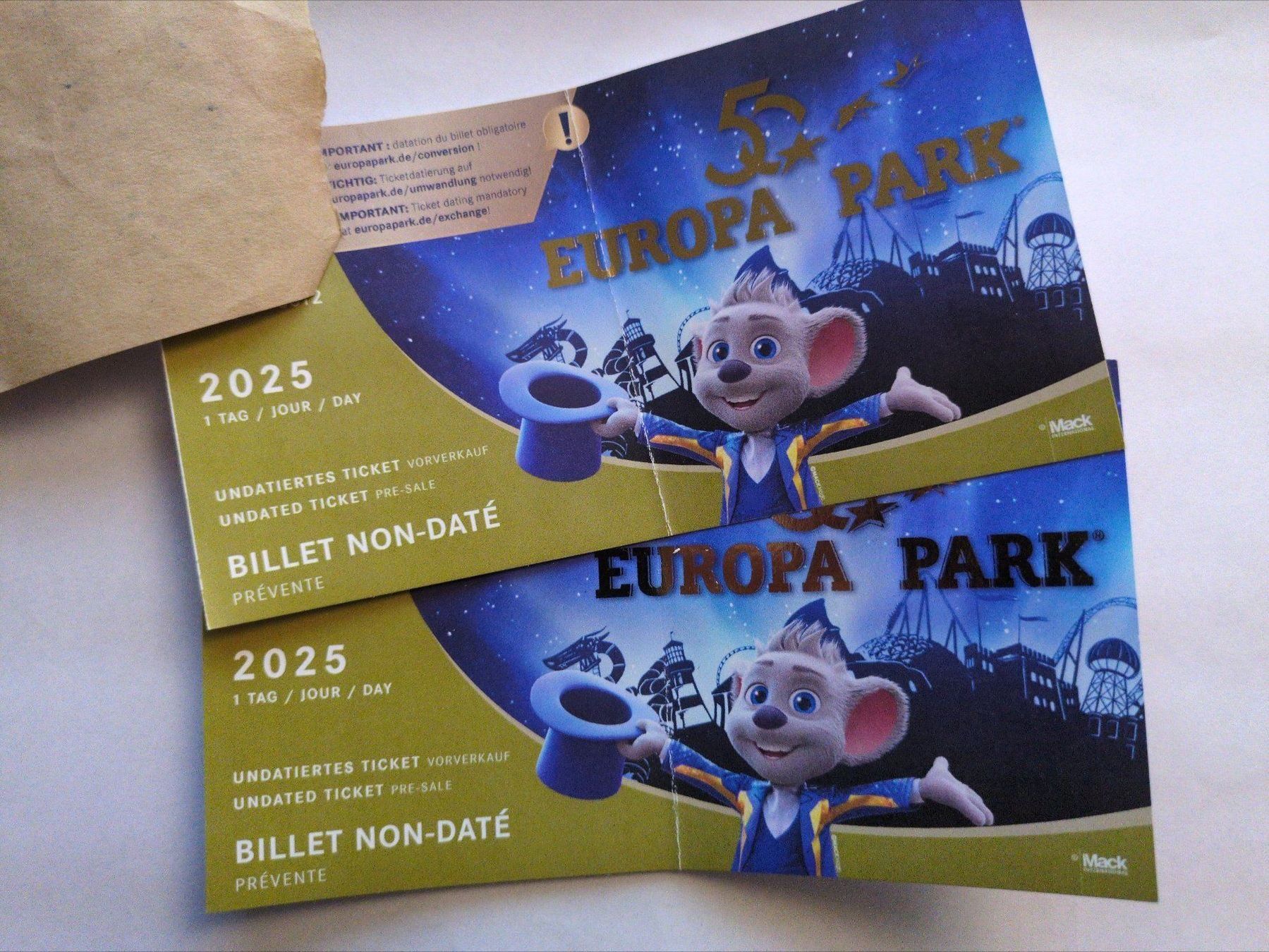Europapark 2 Tageskarte Rabatt
