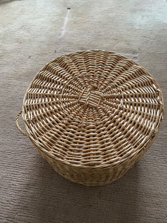Flecht Korb mit Deckel Korbweide (Gebraucht) in Würenlos für CHF 6 ...