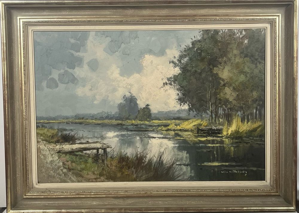 Grosse Landschaft Gemälde, Unleserlich Signiert (Gebraucht) in Root für CHF 45 – mit Lieferung ...