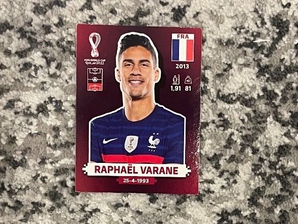 WM 2022 Qatar Raphael Varane, FRA 10 | Comprare su Ricardo