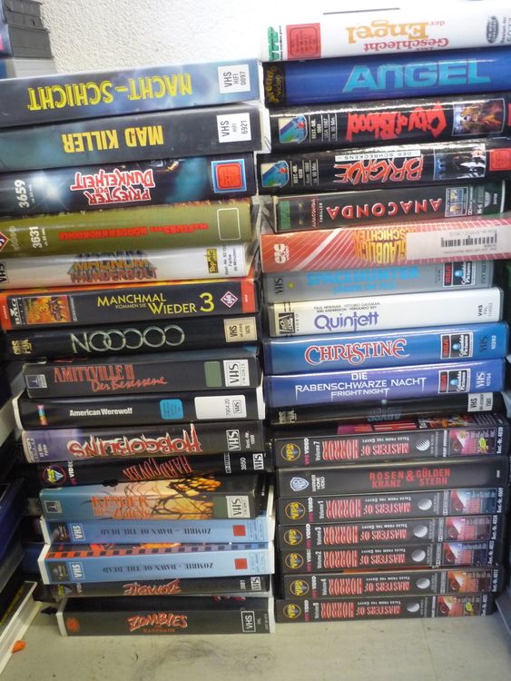 35 x VHS Horror Sammlung Klassiker Videokassetten Filme | Kaufen auf Ricardo
