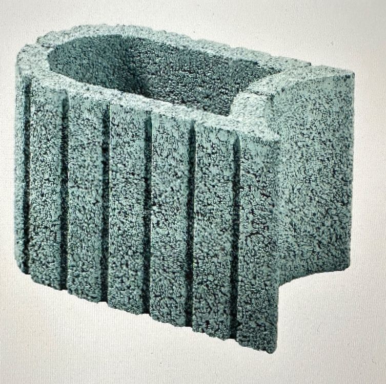 Pflanzstein Mini Plus Grau 35 x 20 x 20 cm | Kaufen auf Ricardo