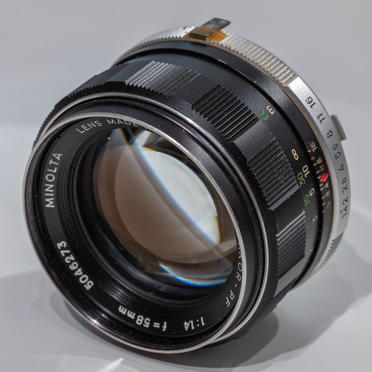 Minolta MC Rokkor PF 58mm f/1.4 | Kaufen auf Ricardo