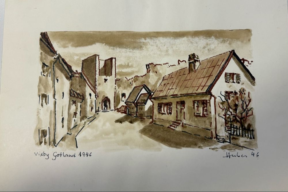 Otto Huber- Aquarell (Gebraucht) in Solothurn für CHF 30 – nur Abholung ...