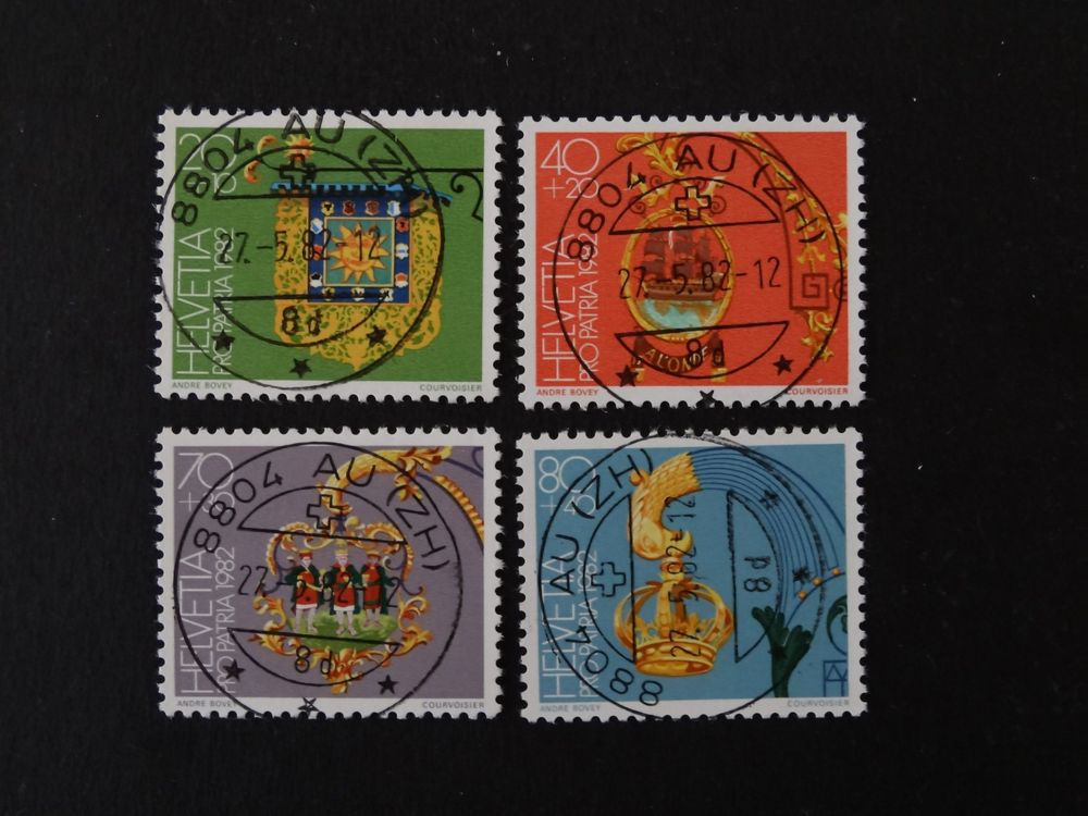 Vollstempel AU top zentriert SBK B194 -B197 mit Gummi 29 | Kaufen auf Ricardo