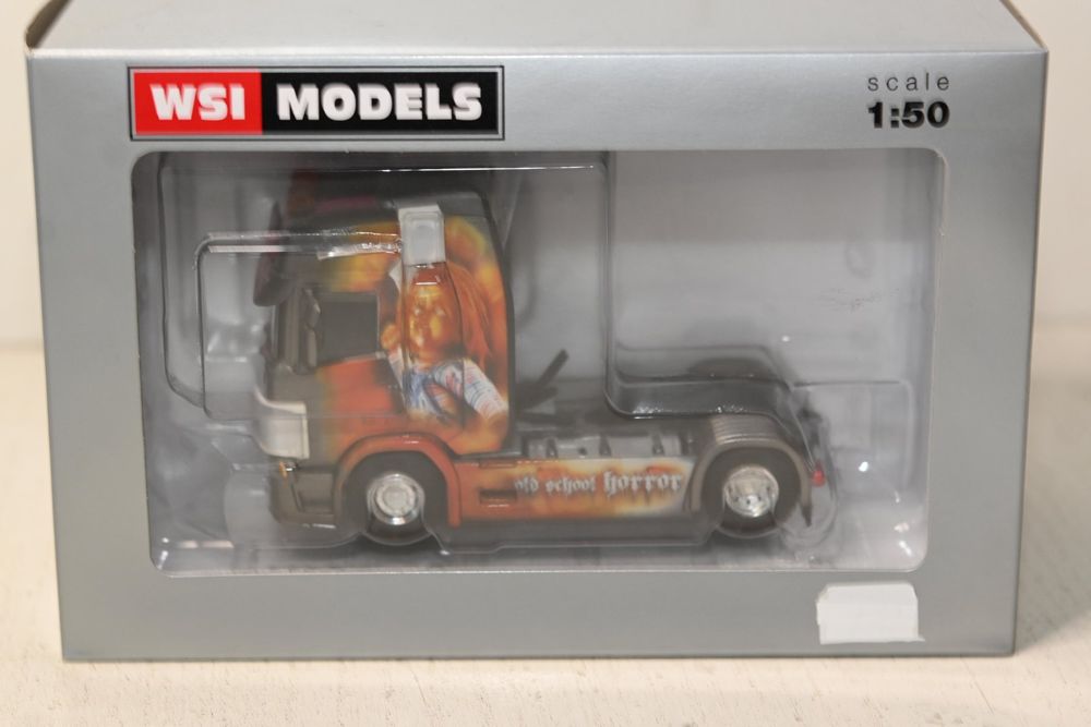 WSI Modell Scania Zugmaschine 1:50 - Old School Horror (Neu und ...