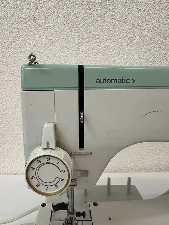 Vintage Nähmaschine Elna Automatic aus Metall mit Koffer (Gebraucht) in ...