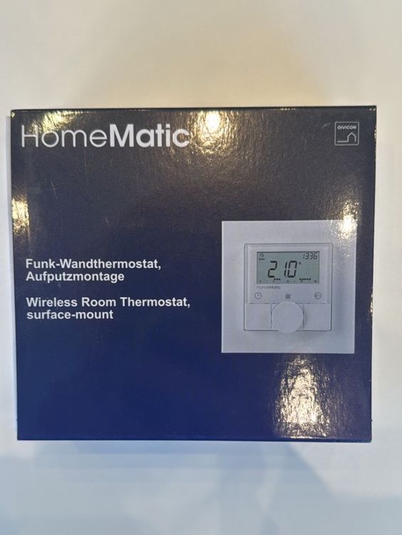 HomeMatic Funk-Wandthermostat, Aufputzmontage (Neu und originalverpackt ...