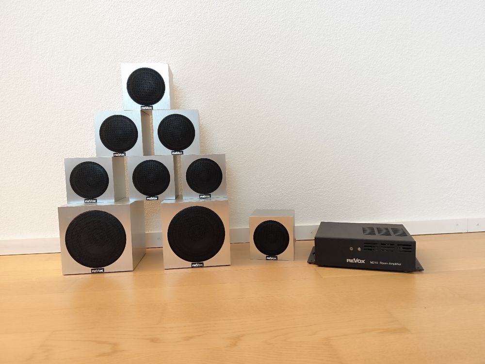 REVOX Lautsprecher System - Magic Cube, silber (Neu (gemäss ...