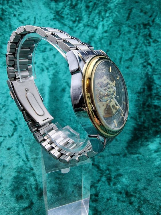 WINNER Herren Armbanduhr, automatic, mechanisch, skelettiert (Gebraucht ...