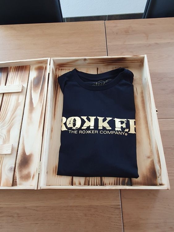 Rokker T-Shirt mit Rokker Original Holzbox | Kaufen auf Ricardo