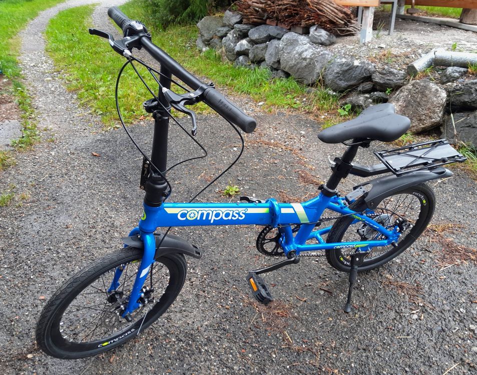 Klappvelo Compass 20 Zoll blau | Kaufen auf Ricardo