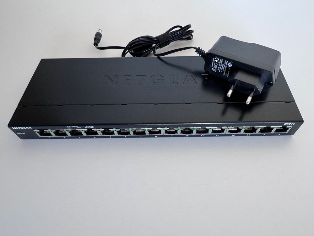 Switch réseau Netgear GS316 16 ports Gigabit Ethernet | Kaufen auf Ricardo