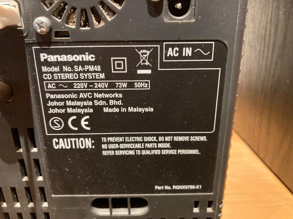 Stereoanlage Panasonic mit CD, Kassette, Radio | Kaufen auf Ricardo