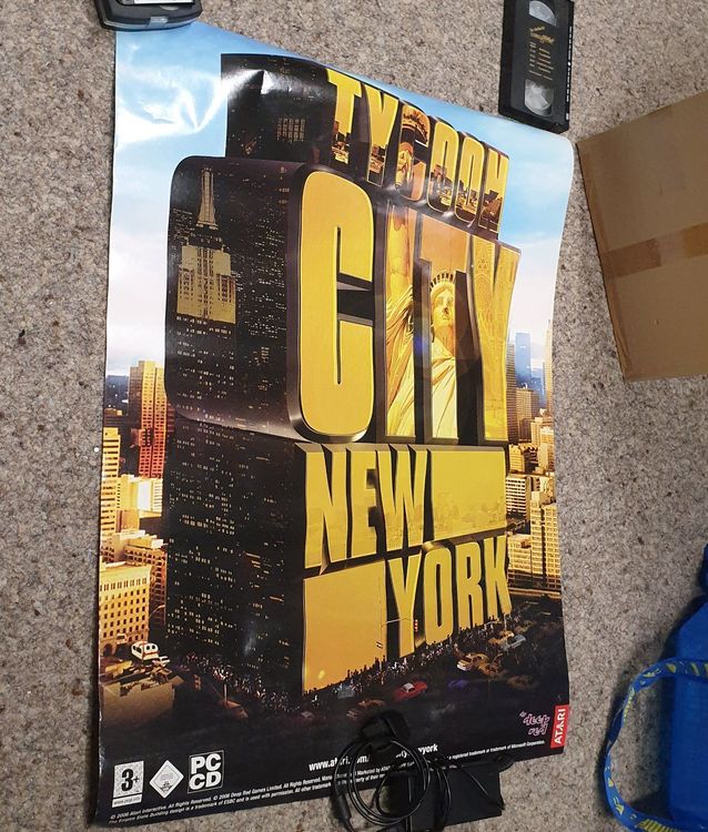 Tycoon City New York (PC) - Promo-Poster (A1) (Neu (gemäss Beschreibung ...