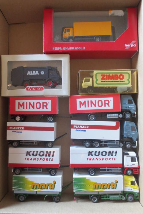 Sammlung 7x LKW mit Schweizer Modellen (Gebraucht) in Luzern für CHF 55 ...