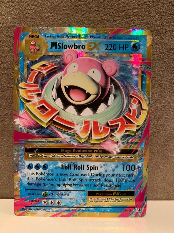 Pokemon M Slowbro EX Ultra Rare XY Evolutions ENG 27/108 (Gebraucht) in ...