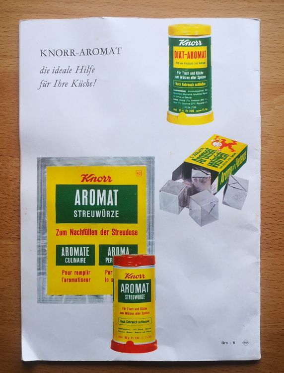 vintage Knorr Aromat Heftli (Gebraucht) in Rümlang für CHF 4 – mit ...