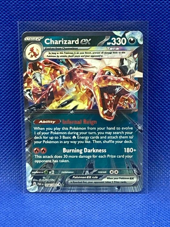 Pokemon PALDEAN FATES / Charizard EX 054 / 091 EN | Kaufen auf Ricardo