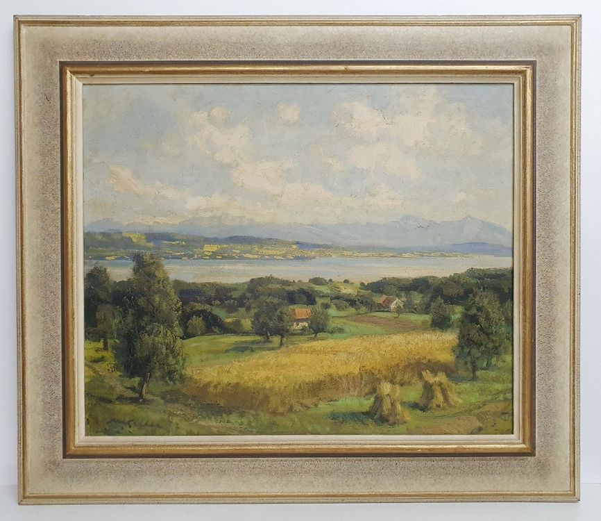 Sommer am Zürichsee - Max KELLER (1916-1982) | Kaufen auf Ricardo