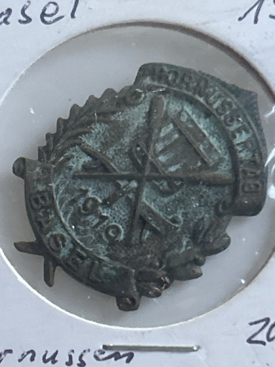 Hornussen Abzeichen Basel 1919 Antiquitäte Vintage (I1) (Gebraucht) in ...
