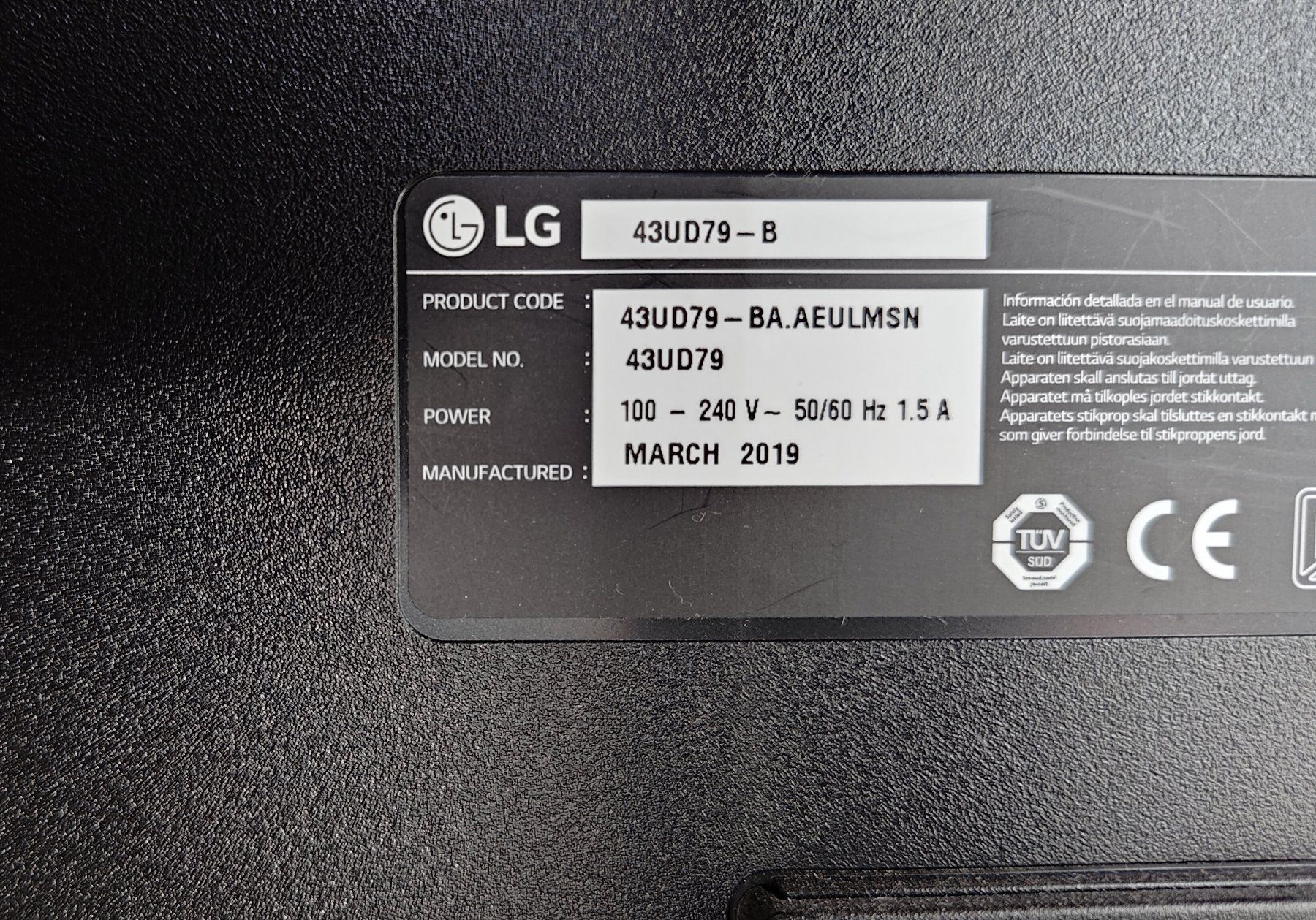 LG 43UD79-B Monitor - Grosser 43 Zoll Bildschirm (Gebraucht) in Chur ...