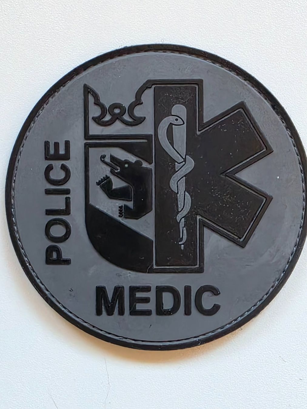 Polizei abzeichen Badge Police Medic Berne Pvc Klett neu (Neu (gemäss ...